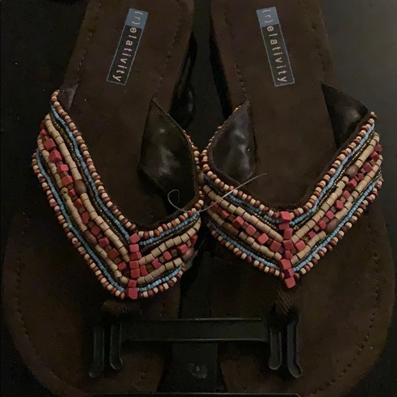 (r) elativity | Shoes | Relativity Beaded Flip Flop Pt872l | Poshmark